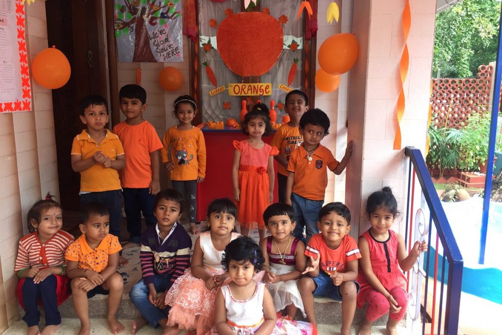 Orange Day - The Beginners Bench | Preschool and Daycare